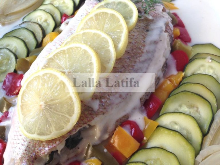 Pageot à la vapeur au Thermomix – Les secrets de cuisine par Lalla Latifa